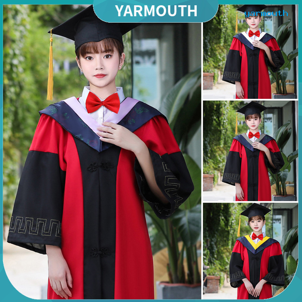 [YAR]Graduation Cap And Gown Set Class of 2025 Graduate Uniform ...