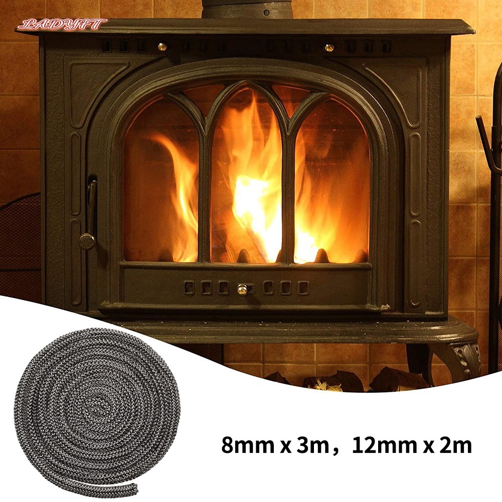 【LADYFT HOT】Black Stove/Fire Rope Wood Burning Stove Length Log Burner ...