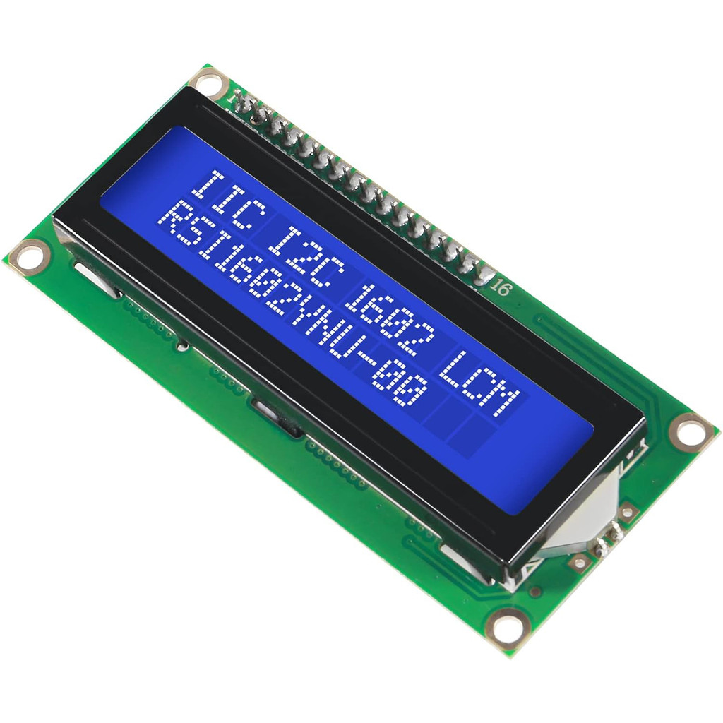 LCD1602 Screen with Backlight LCD Display Module Board 2 x 16 Characters 1602 5v for Ar-duino ...
