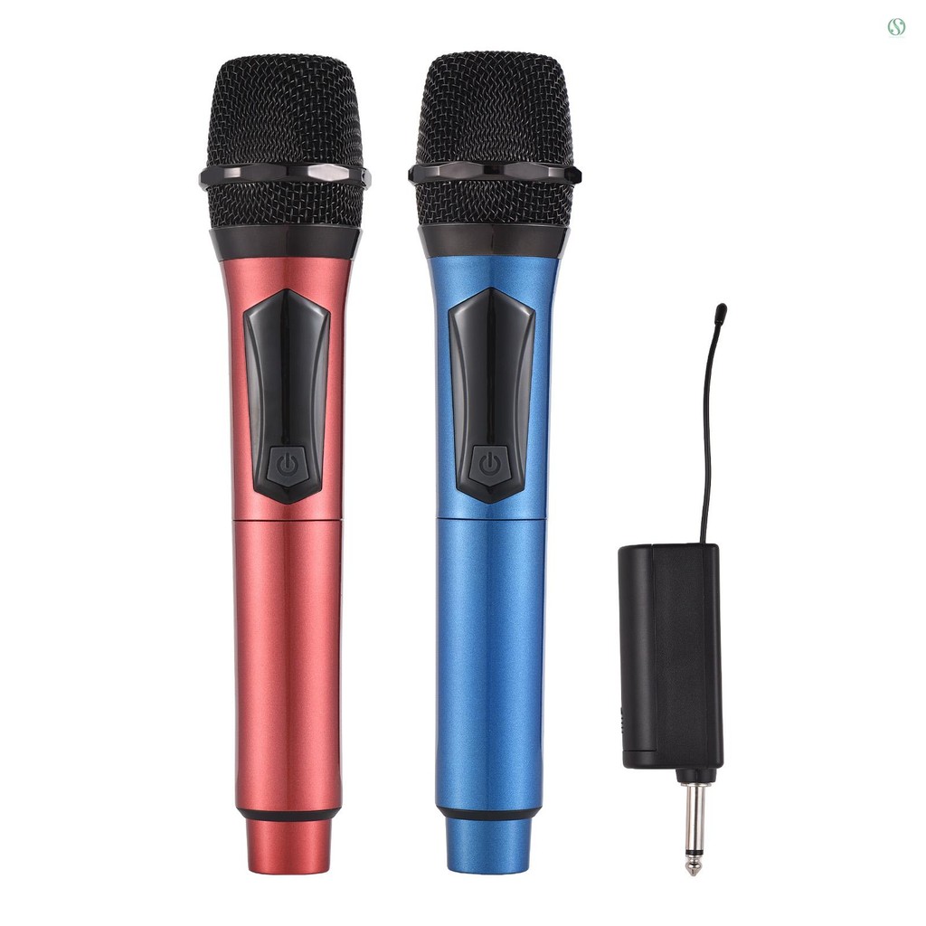 Wireless Microphone System Receiver with Handheld Mic U Band Anti ...