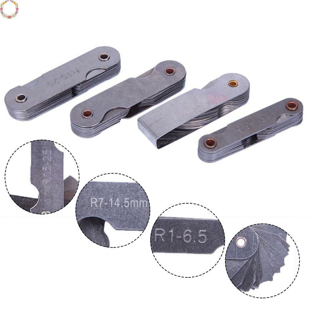 [HME] Radius template R gauge Radius gauge Plate fillet gauge Measuring ...