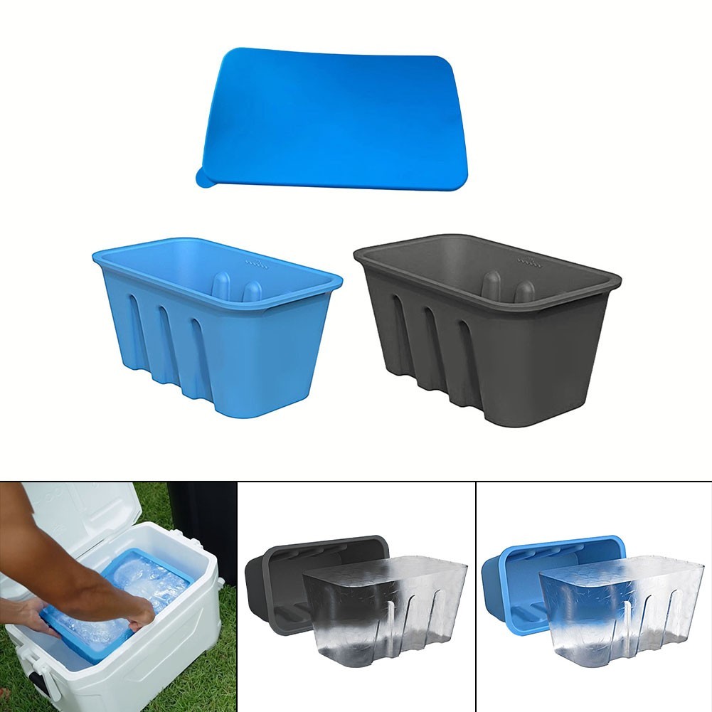 Extra Large Ice Block for Cold Plunge Tub Ice Bath Foldable Ice Cubes ...