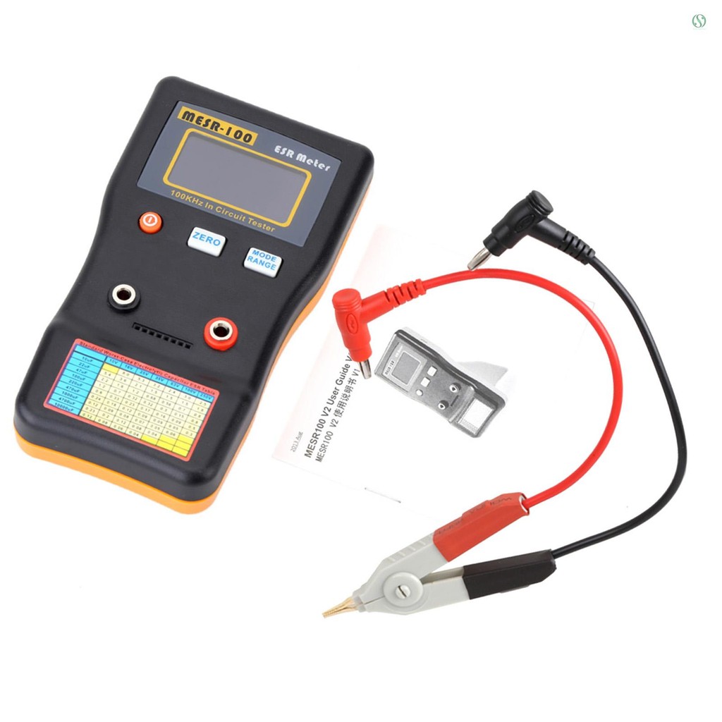 MESR-100 ESR Capacitor Tester Ohm Meter Professional Measuring Internal ...
