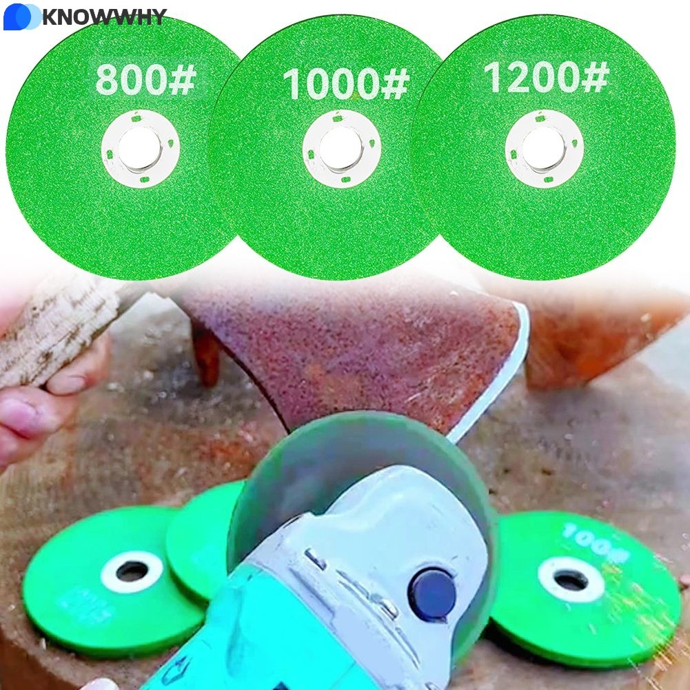 [Knowwhy] Angle Grinder Grinding Wheel 800 1000 1200 mesh Flap Grinding Disc Wheel | Shopee Malaysia