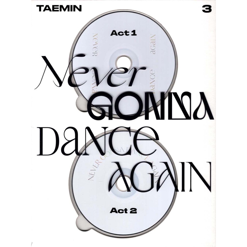 Taemin (SHINee) – 3rd Album: Never Gonna Dance Again (2CD Extended Ver.) | Shopee Malaysia