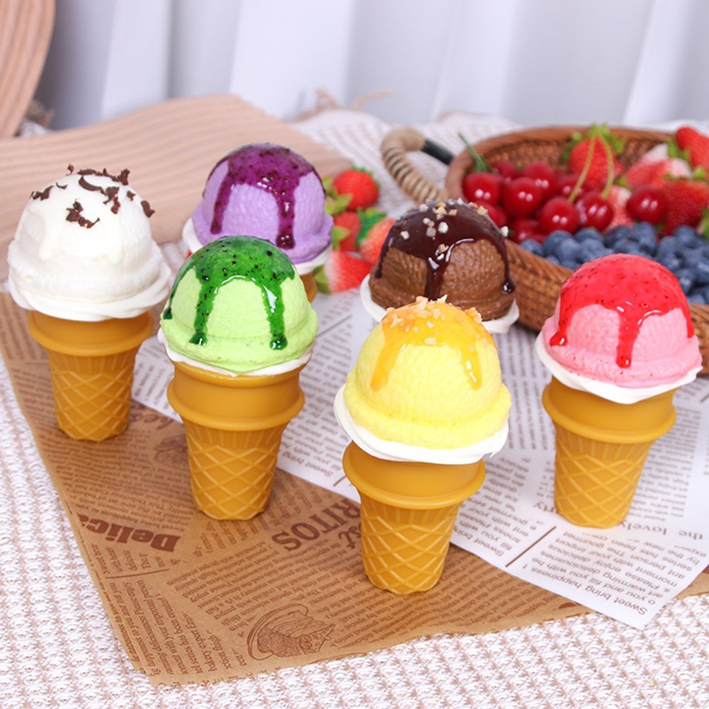 [STOCK] Ice cream model cone simulation props ice cream model fake ice ...
