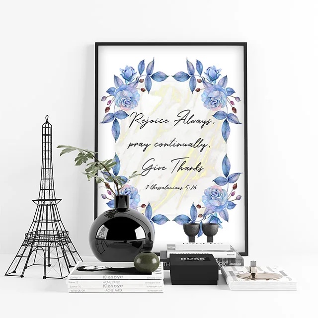 Christian Farmhouse Nursery Decor Bible Verse Canvas Print Scripture ...