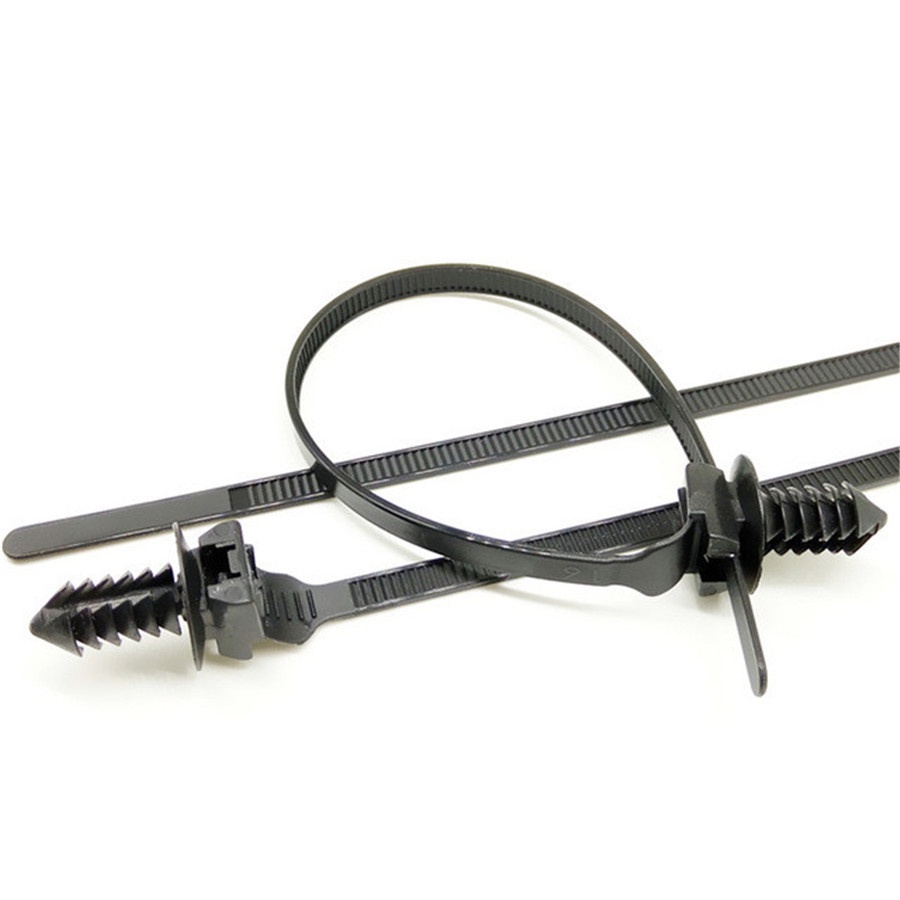 100 Pcs Quality Nylon Bundled Wire Band Tie Wrap Self-locking Zip Tie ...