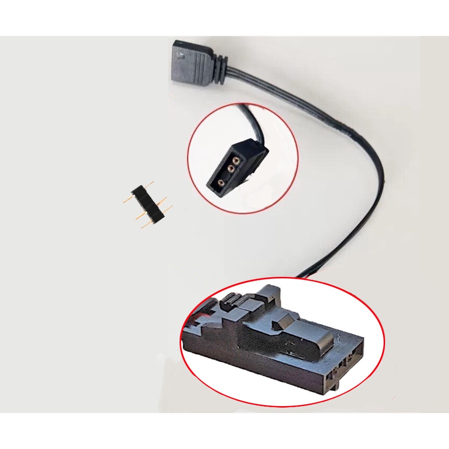 A-RGB Adapter 20cm For Corsair RGB To Aura/Mystic Light (Motherboard ...