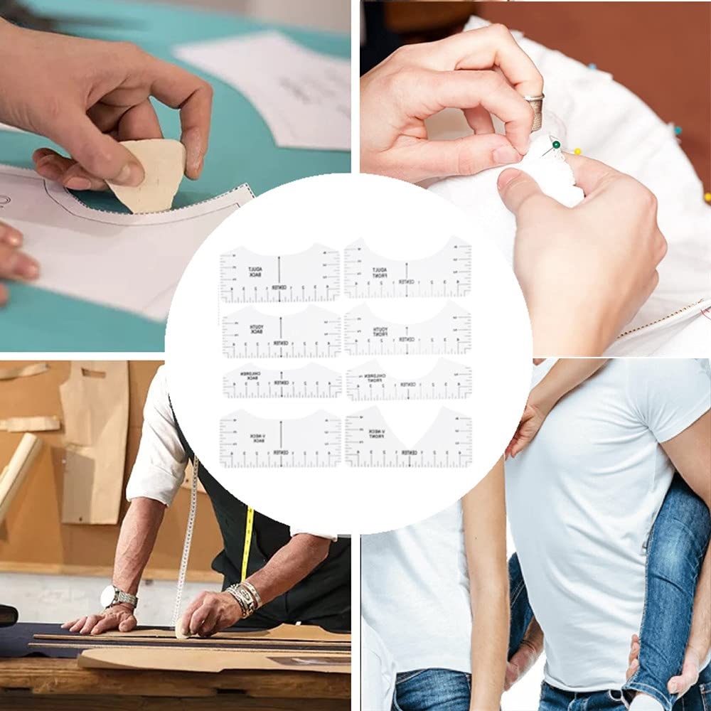 8X T-Shirt Ruler Guide For Viny Alignment-Centering Tool For Heat Press ...