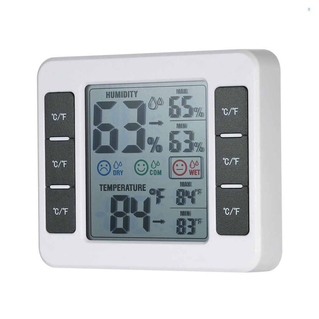 LCD Digital Indoor Thermometer Hygrometer Room ℃/℉ Temperature Humidity ...