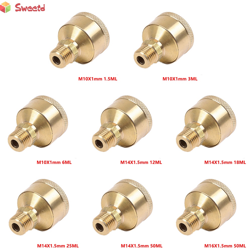 【SWTDRM】Multiple Size Brass Grease Oil Cup Oiler Screw On Cap For Hit ...