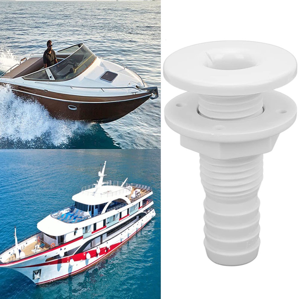 3/4" Straight Thru-Hull Connection Hose for Boat Sink Drain Overboard ...