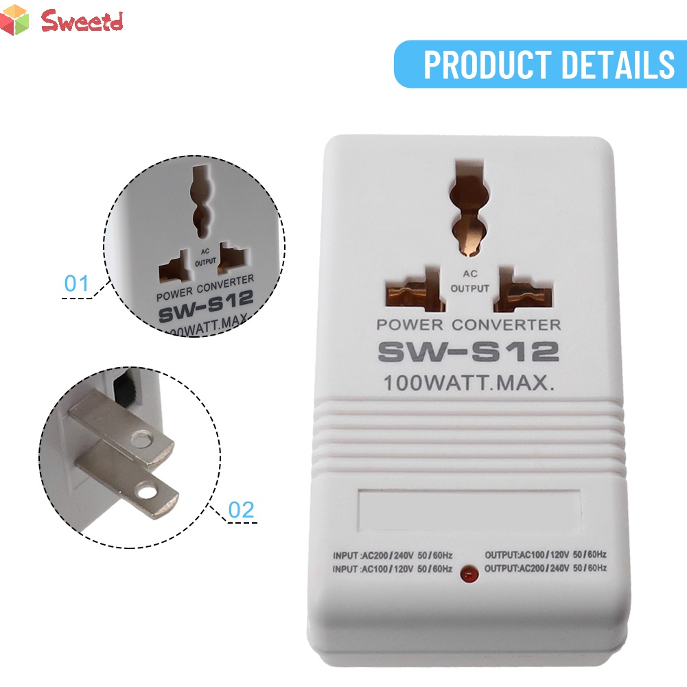 【SWTDRM】1PCS Step UP or Down Voltage Converter Transformer 100W 110V ...