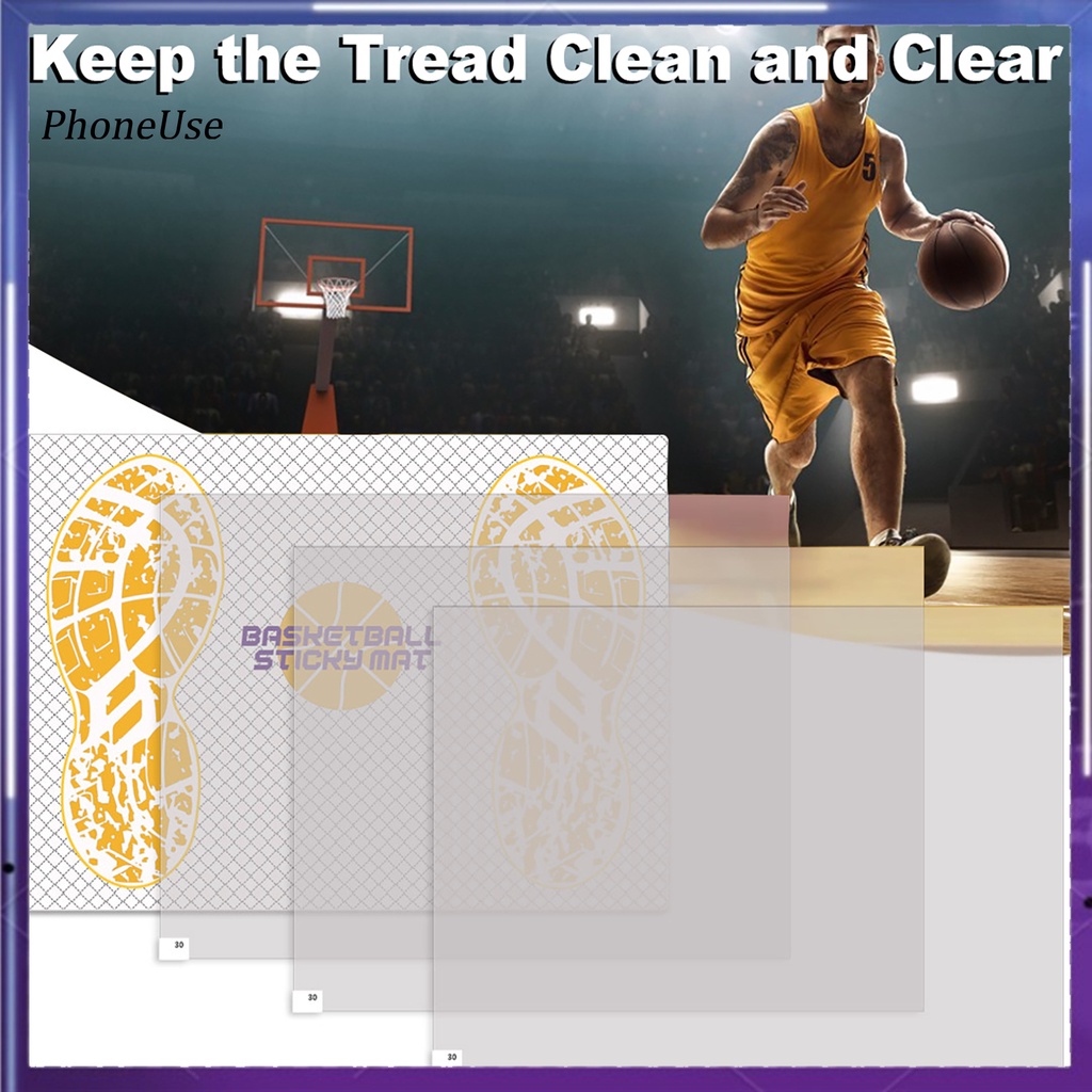 PHO- Basketball Sticky Mat Basketball Traction Board with Peel-Off ...