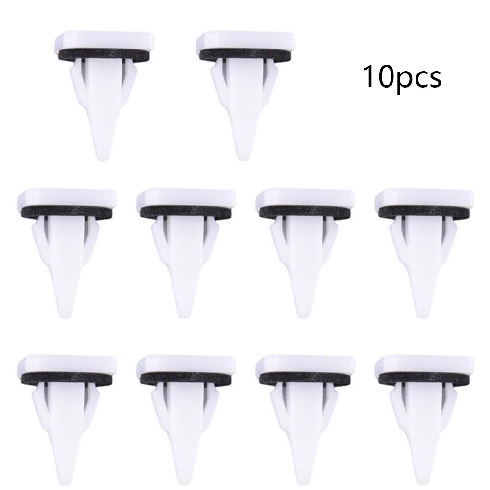 10x Trim Grommet Retainer Clip For Mitsubishi Side Skirt & Body Molding ...