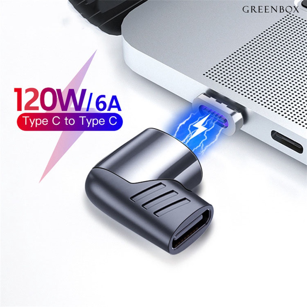 Greenbox Type-C ic Adapter PD120W 6A Quick Charge Aluminum Alloy USB C to Type-C Converter ...