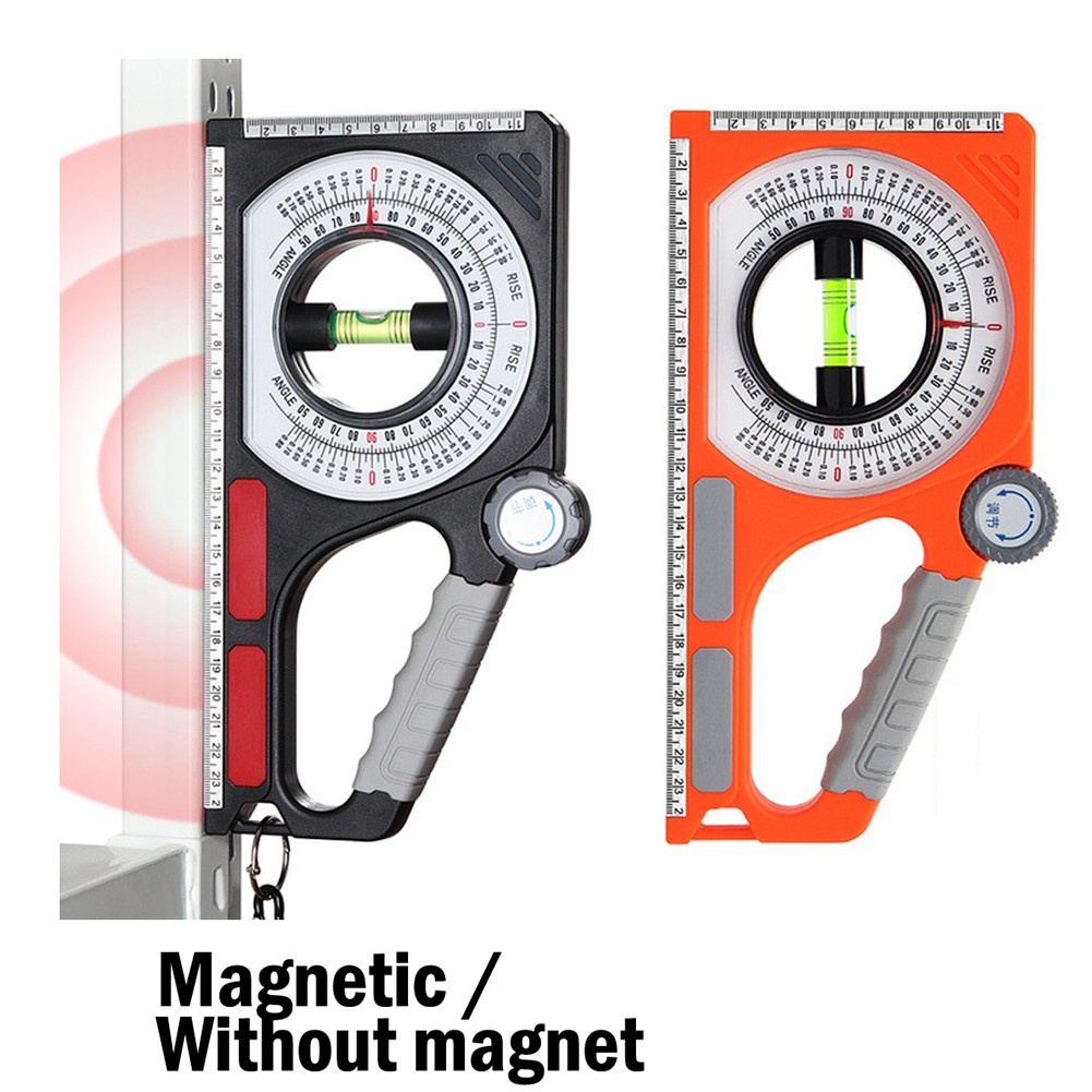 【GTTR】1x Universal Slope Angle Meter Rotary Pitch Finder Inclinometer ...