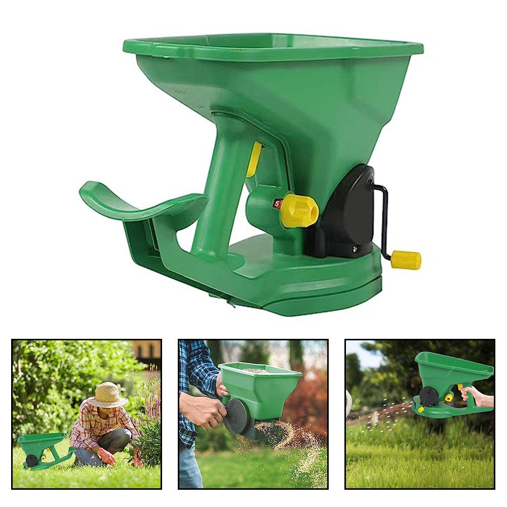 Horticultural Portable Spreader Hand-Operated Fertilizer Applicator Spreader | Shopee Malaysia