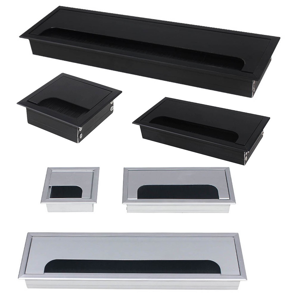 On Sale Aluminum Alloy Table Line Hole Cover Desk Outlet Desktop Hole ...