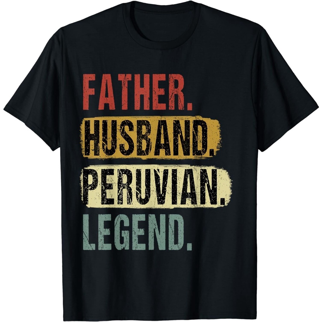 Father Husband Peruvian Legend Peru Dad Father'S Day T-Shirt | Shopee ...
