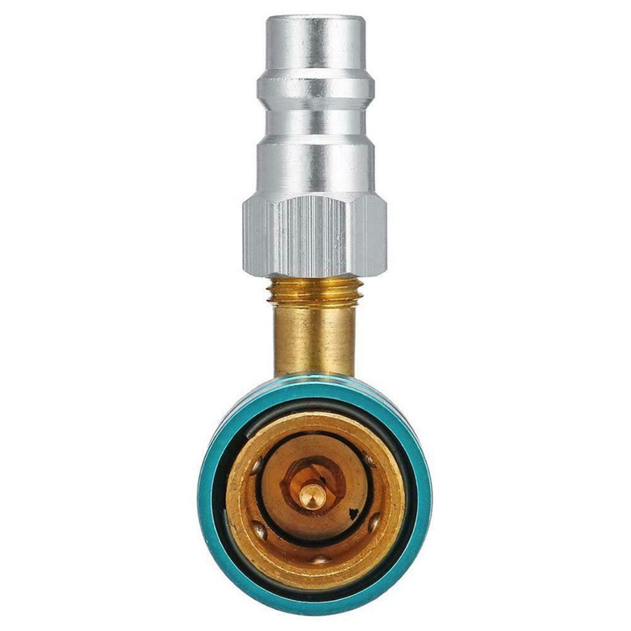 1x 90 Degree R1234YF to R134A Low Side Coupler Adapter Car Air ...