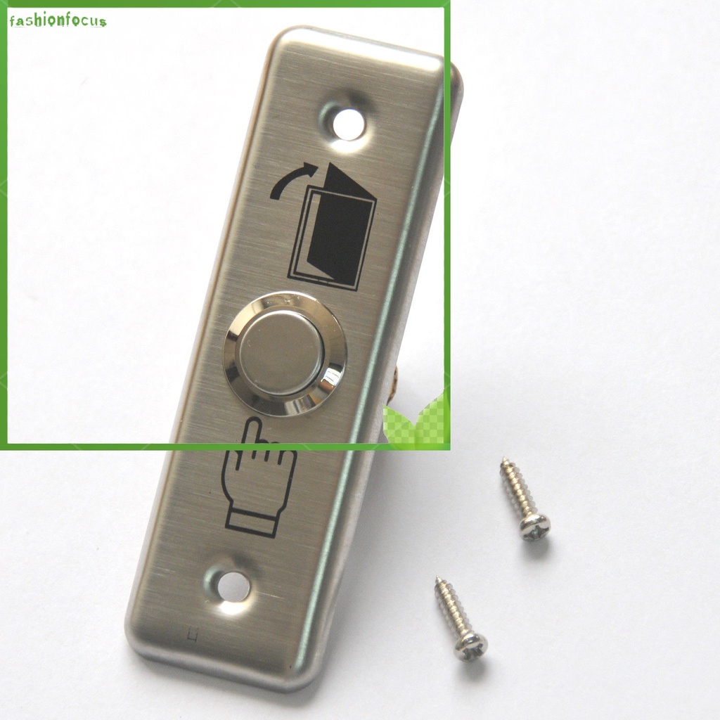 For Access Control Door Switch Stainless Steel Slim Exit Push Release Button | Shopee Malaysia