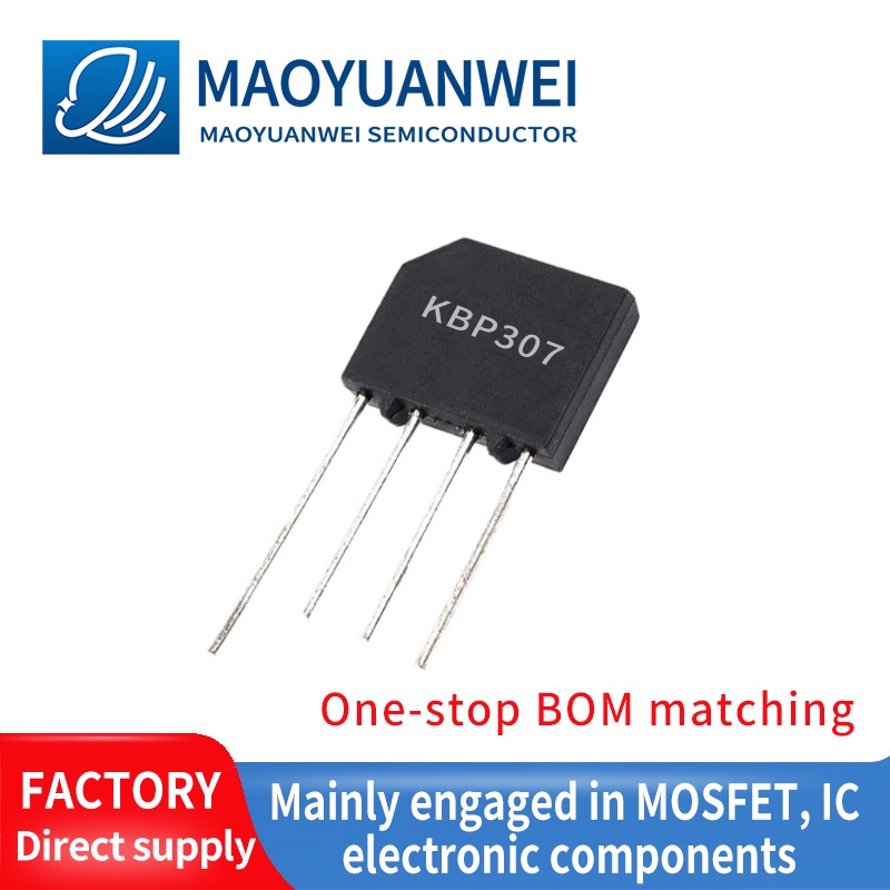 20pcs KBP307 Rectifier Bridge 3A 800V Rectifier Bridge Stacker KBP Packaging Bridge Stacker ...