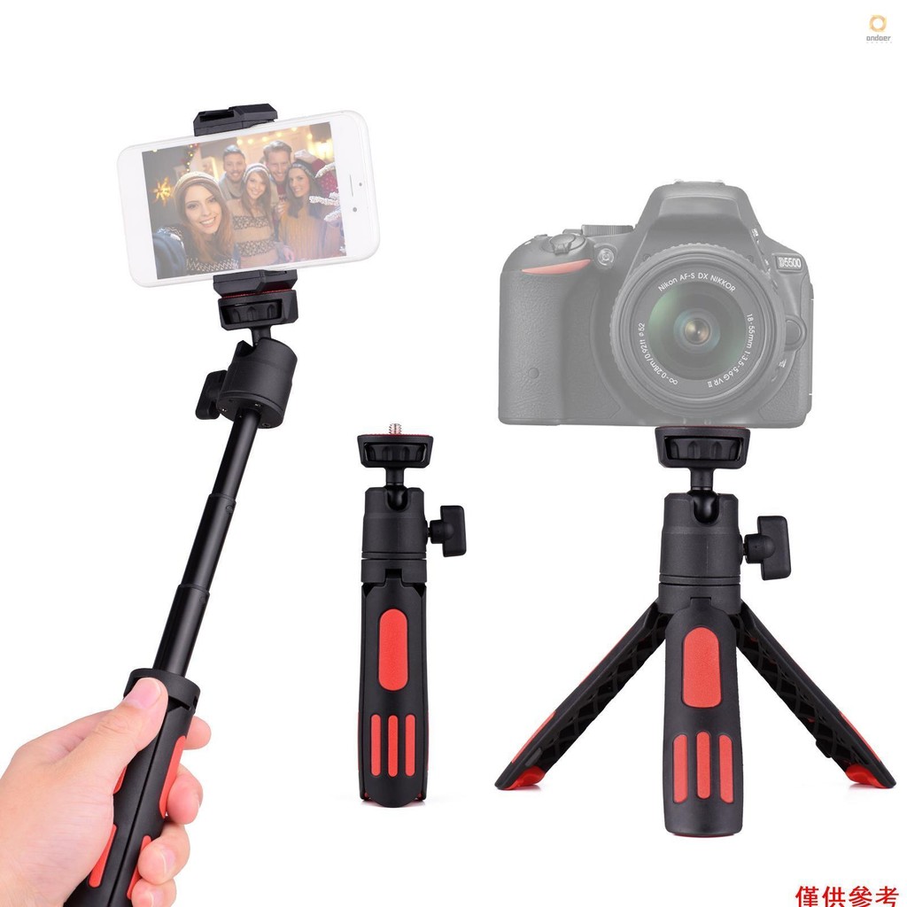 (andoer)Andoer M12 Portable Mini Tripod 3 Sections Extendable with ...