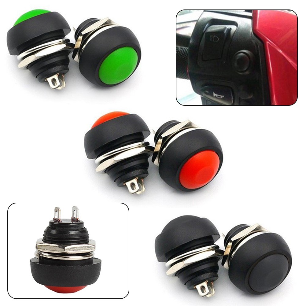 [Stock] 12mm Waterproof Momentary Push Button Switch Mini Driving ...