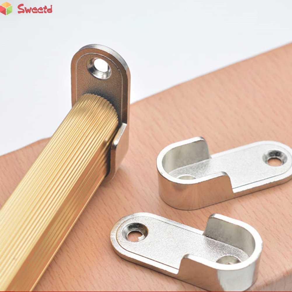 【SWTDRM】2PCS Wardrobe Clothes Tube Support Closet Rod Pole End Bracket ...