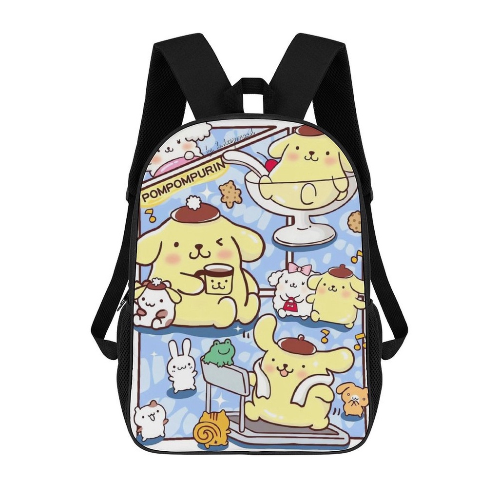 Pompompurin Classic Casual Backpack – Lightweight with Side Water ...