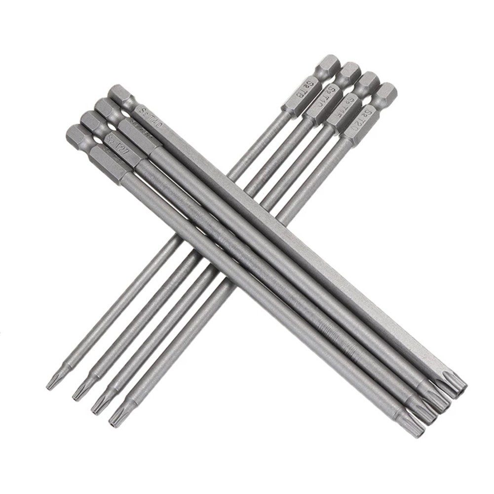 [YM]8PCS Magnetic Torx Screwdriver Bit 150mm Long T8,T10,T15,T20,T25 ...