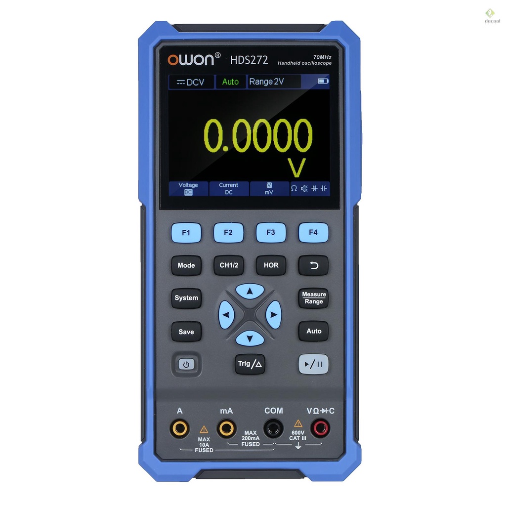 (Docooler)OWON 2-in-1 Handheld Oscilloscope Multimeter 2 Channels Lab ...