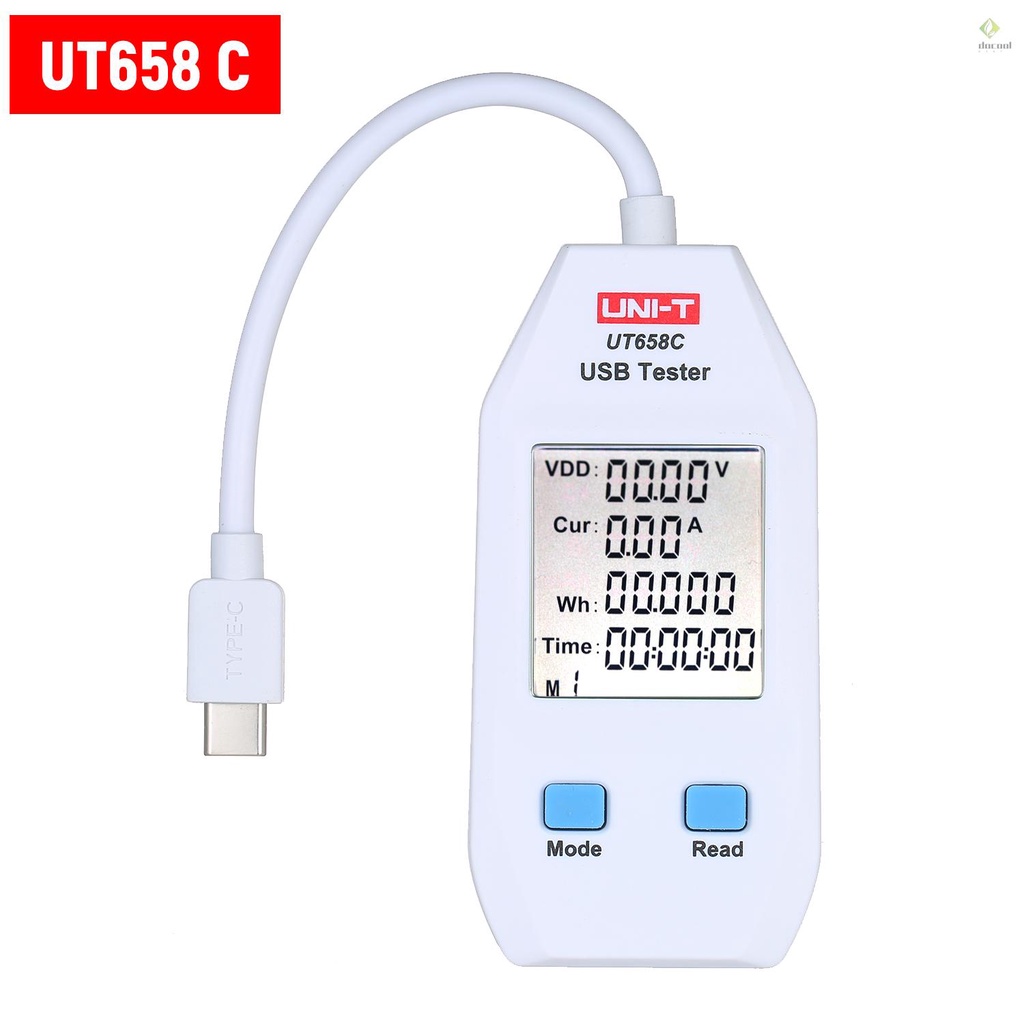 (Docooler)USB Power Meter LCD USB Tester Detector Voltmeter Ammeter ...