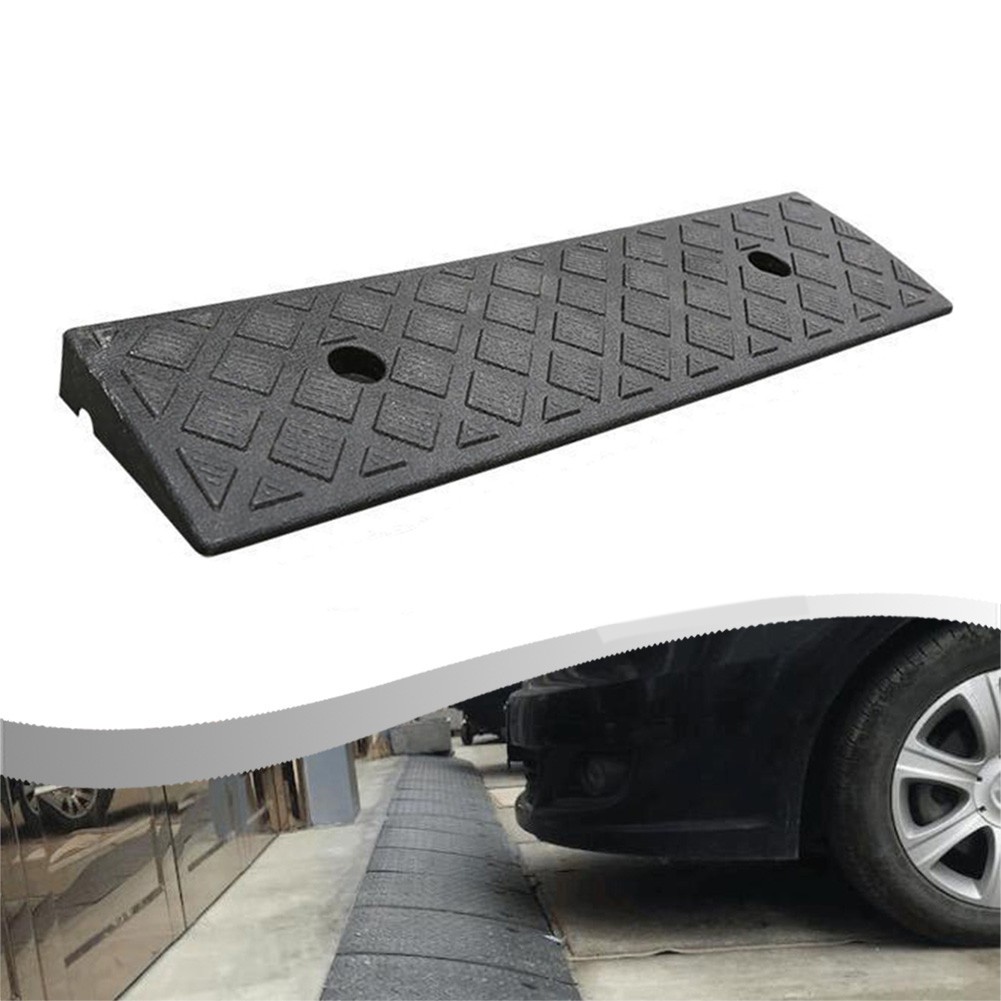 Plastic Kerb Ramp Non-Slip Threshold Ramp 30mm Height for Cars Going ...
