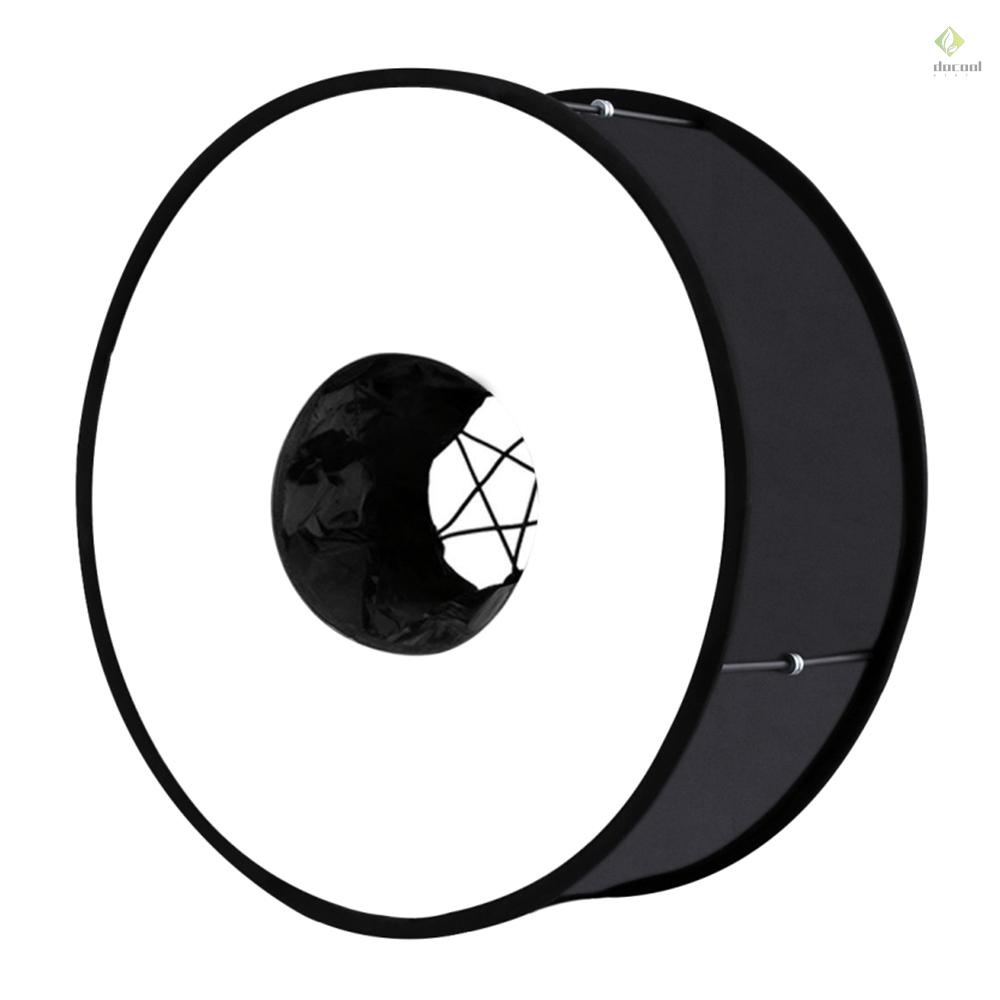 (Docooler)PULUZ 450mm Round Style Softbox Speedlight Flash Light Shoot Soft Box Foldable Soft ...