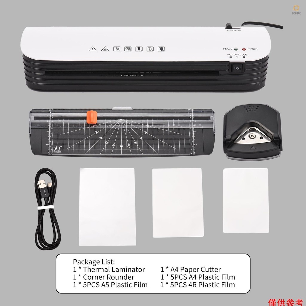 (andoer)A4 Desktop Thermal Laminator Machine Automatic Photo Document ...