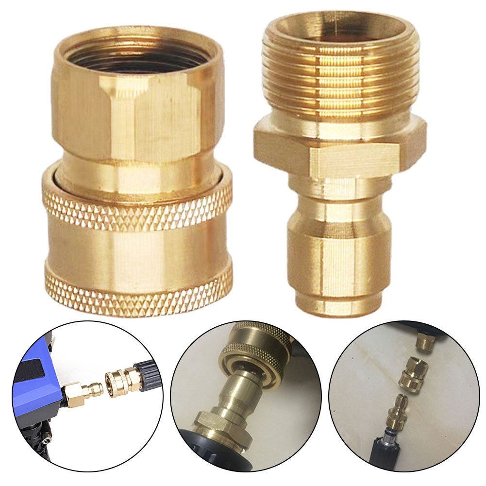 [Mulstore] Copper High Pressure Washer Spout Quick Connector Washer ...