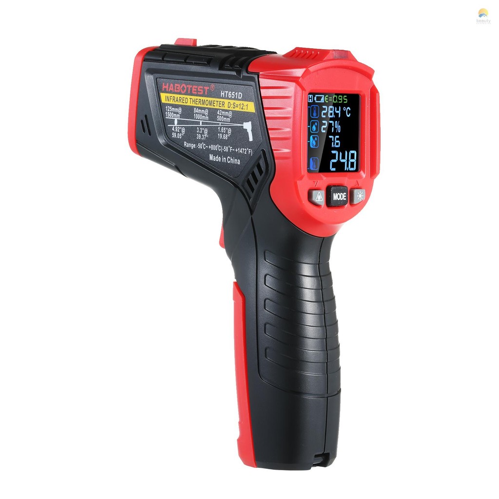 HABOTEST Non-Contact Infrared Thermometer -58 to 1472℉ Precision High ...