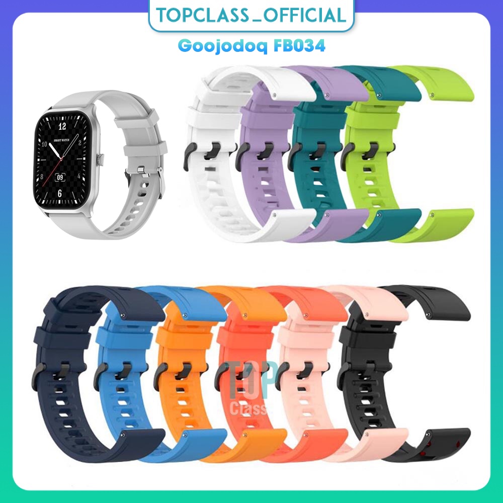 Synthetic Rubber Strap Replaces Goojodoq FB034 Smart Watch | Shopee ...