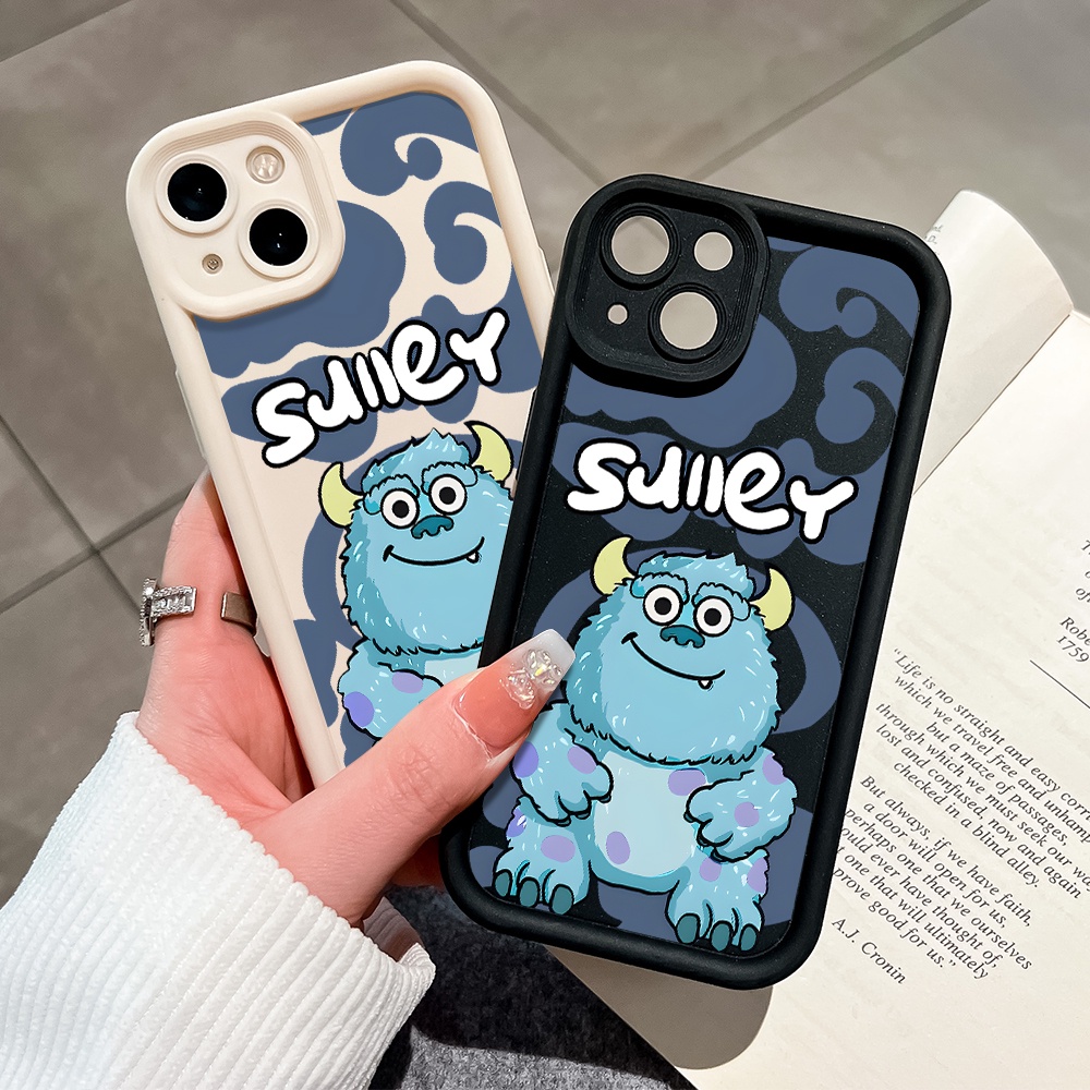 For iPhone 16e 16 15 14 13 Pro Max Plus Mini Cartoon Cute Monster ...