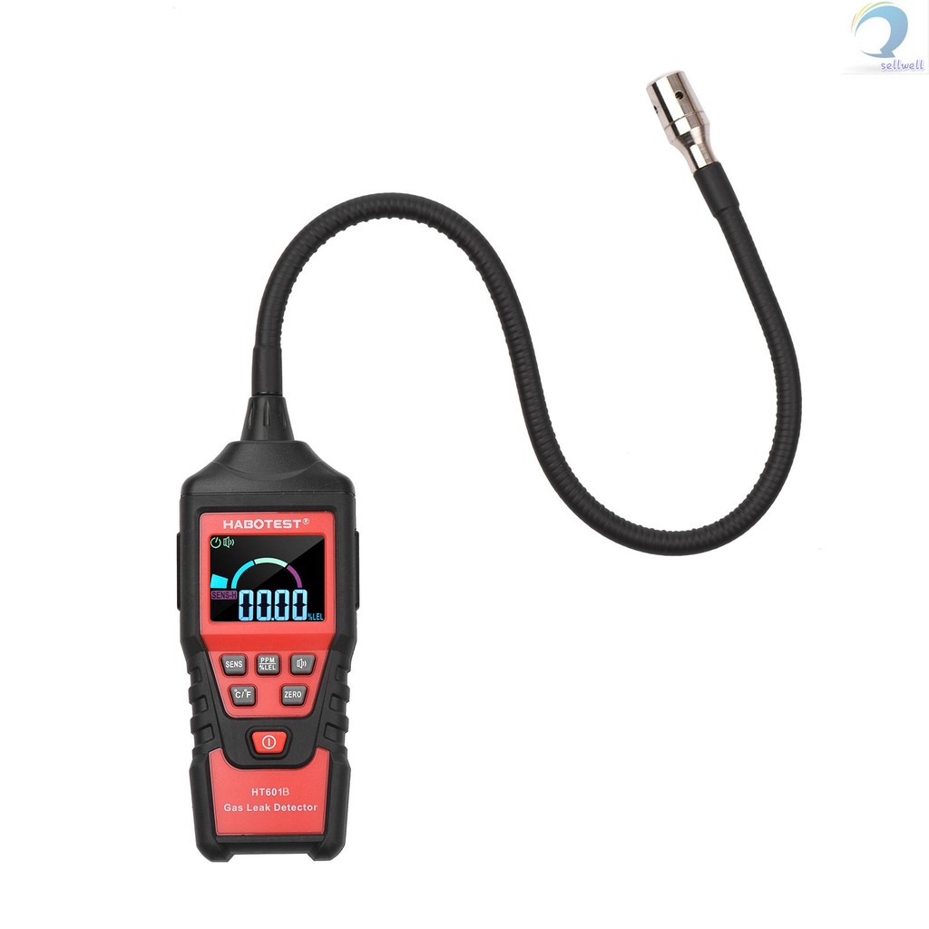 HABOTEST Portable Gas Analyzer HT601B Household Gas Leak Detector Gases ...