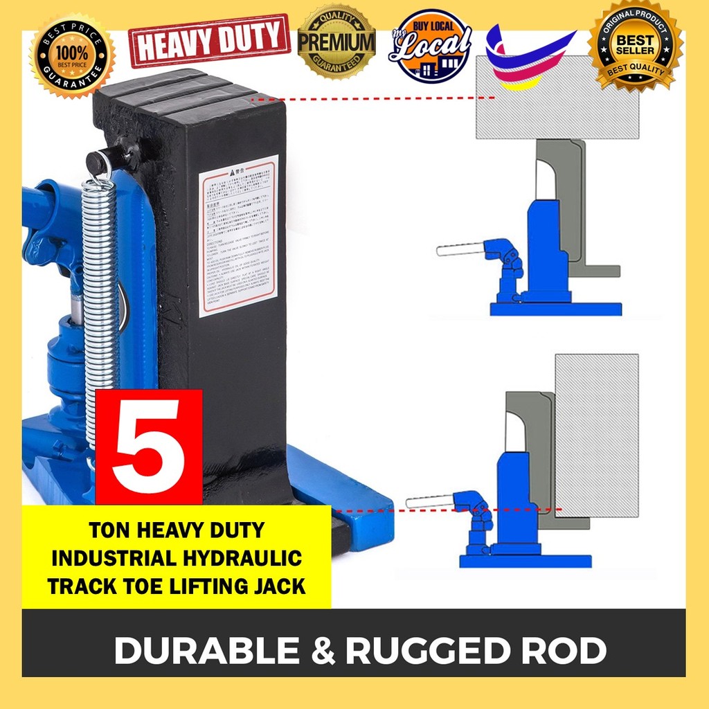 5TON 10TON 20TON TOE JACK BOTTLE FLOOR JACK HYDRAULIC MOVER MOVING ...