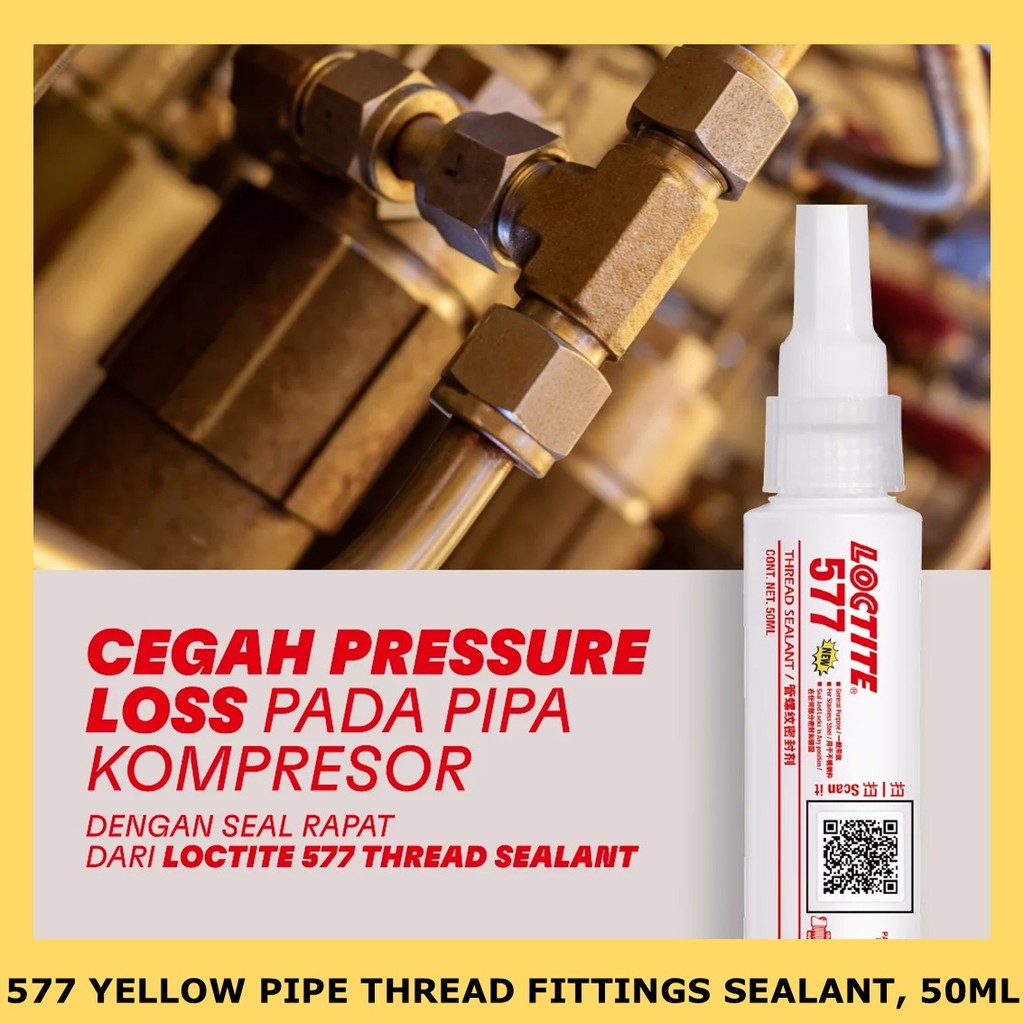 HIGH STRENGTH Loctite 577 50ml PIPE SEALANT THREAD flange gasket screw ...