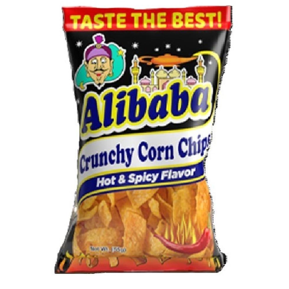 Alibaba Crunchy Corn Chips Hot & Spicy 55G | Shopee Malaysia