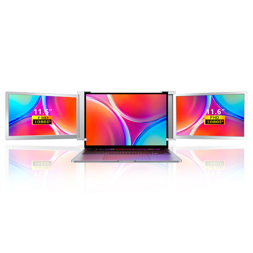 [Promo] 11.6 inches Laptop Expansion Screen FHD Portable Tri-screen ...