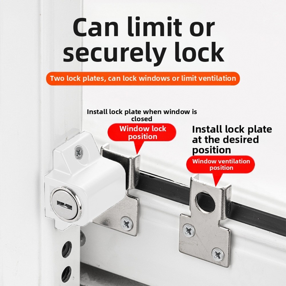 【ELCT】2 PCS Terrace Door Locks UPVC Door And Window Locks Safety ...