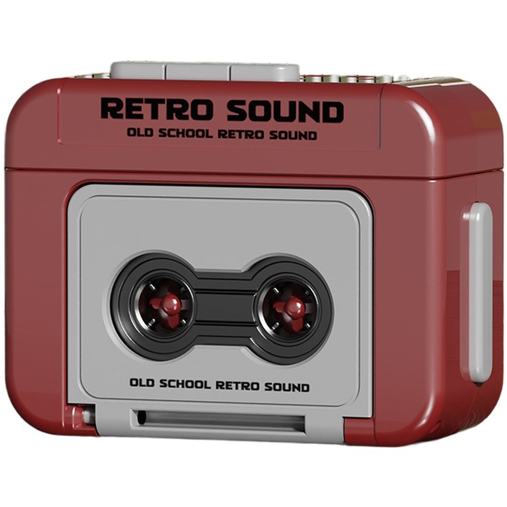 Keychain Mini Recordable Mini Retro Cassette Recorder Classic Fun Red ...