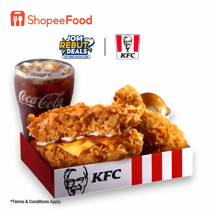 (East Malaysia Outlets) KFC: Zinger Double Down Box Meal (Sales Start ...